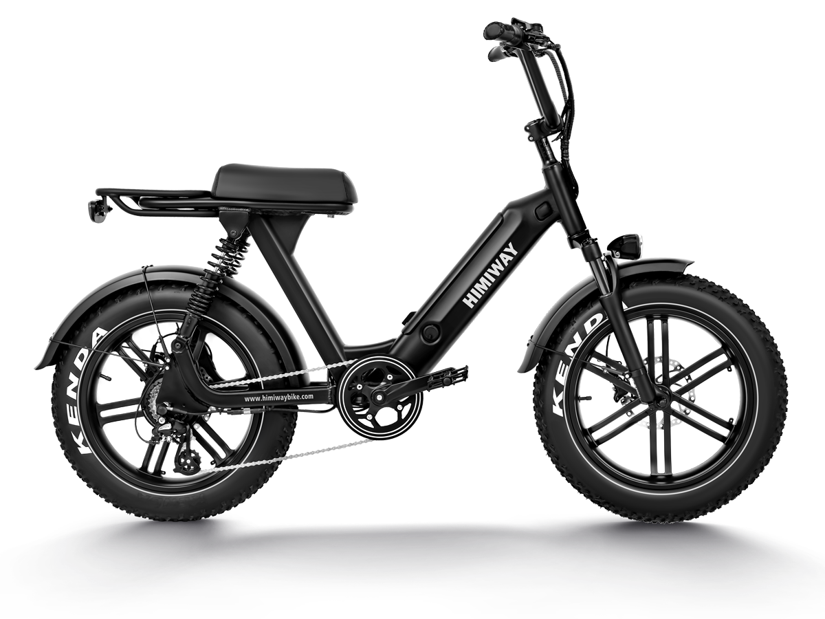 Himiway Escape Pro Moped Style Full Suspension Ebike – awesomeebikes